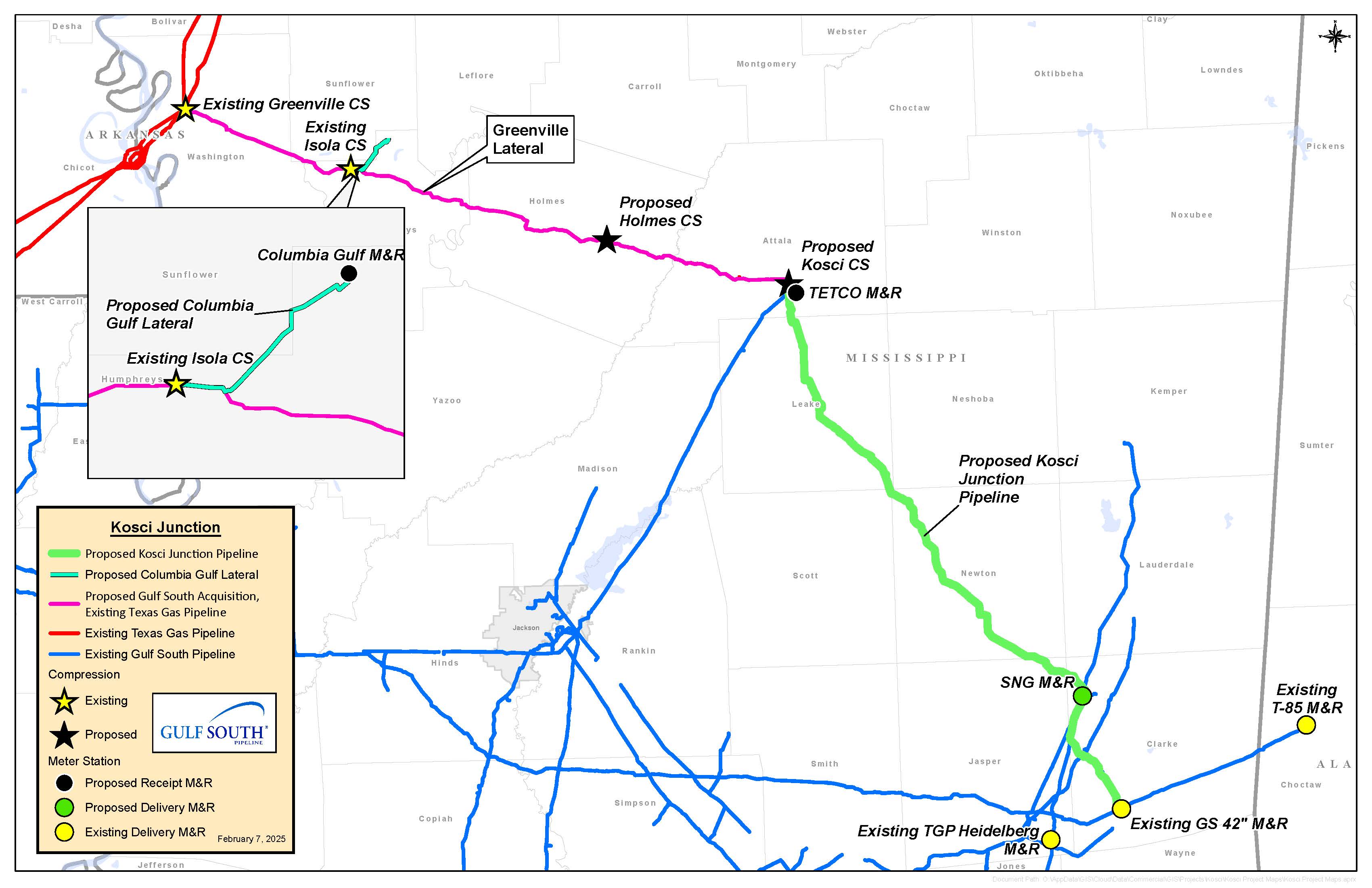 Kosciusko Junction Pipeline Project | Federal Energy Regulatory Commission